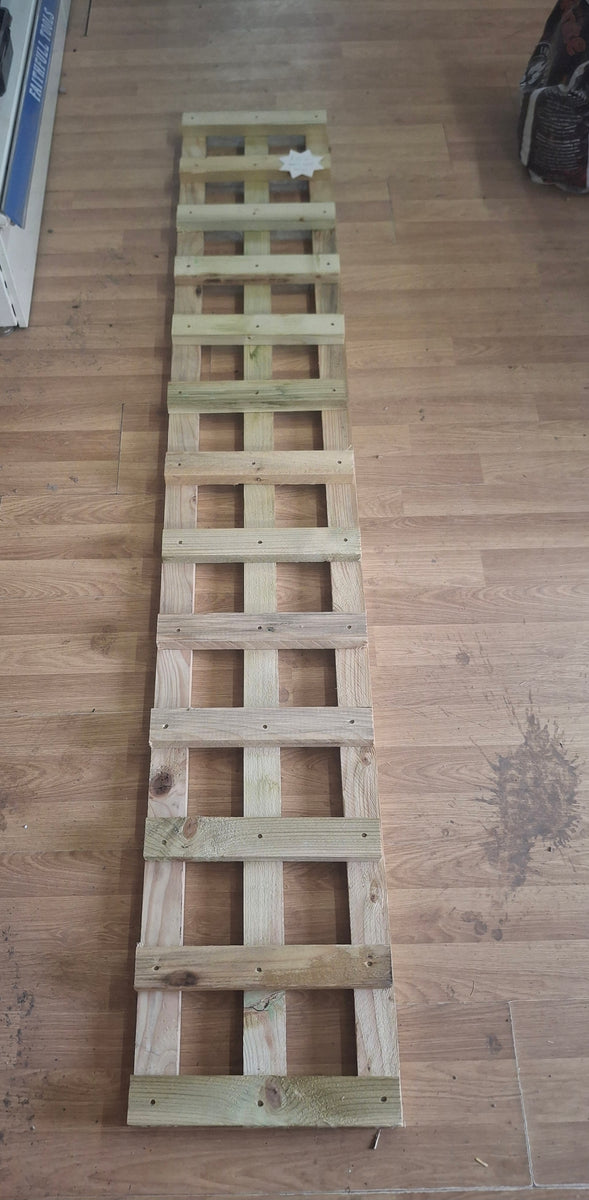 Heavy Duty Trellis – 6ft x 1ft, Pressure-Treated 2x1 Timber – Eclipse ...